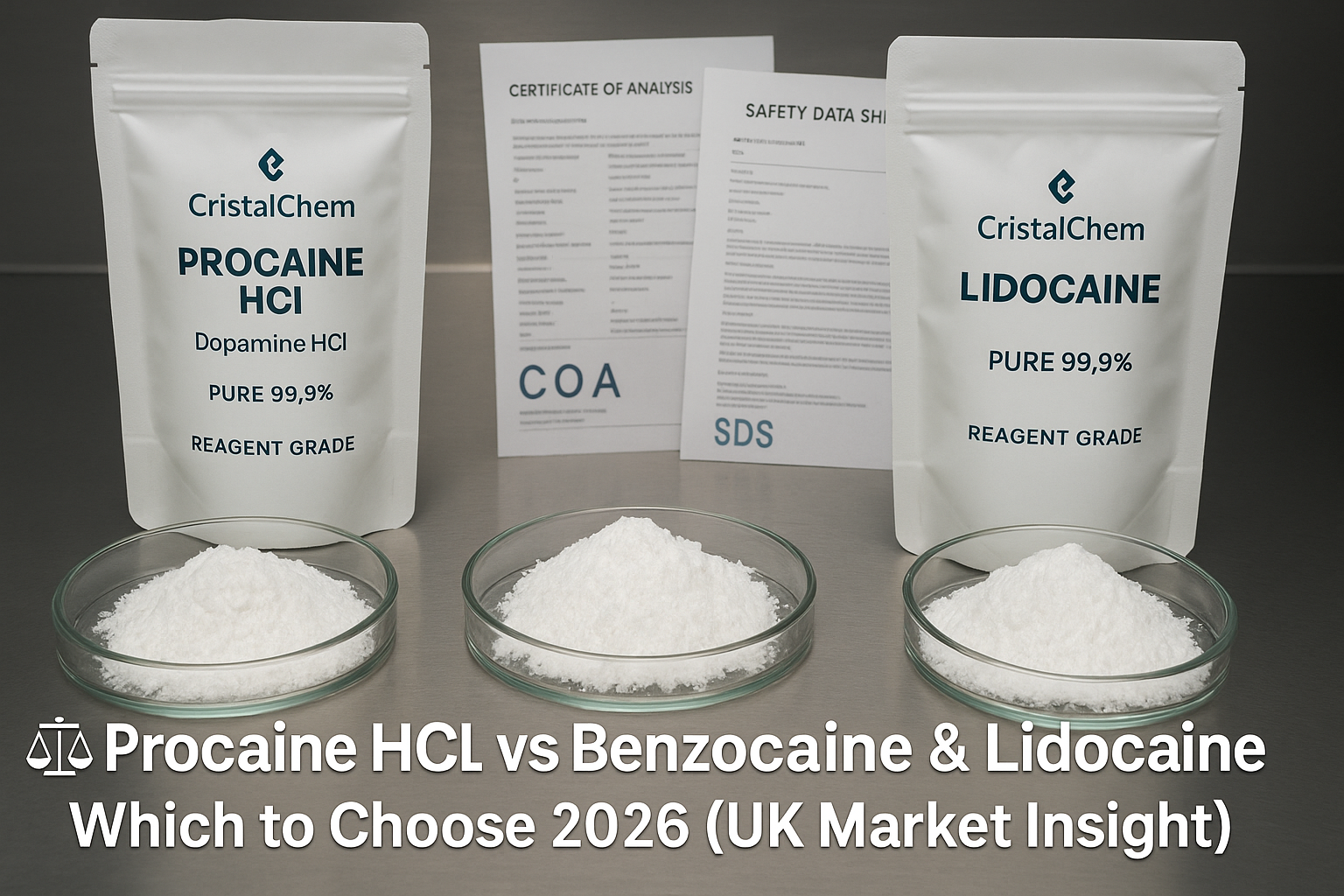Procaine HCl vs Benzocaine & Lidocaine — Which to Choose UK